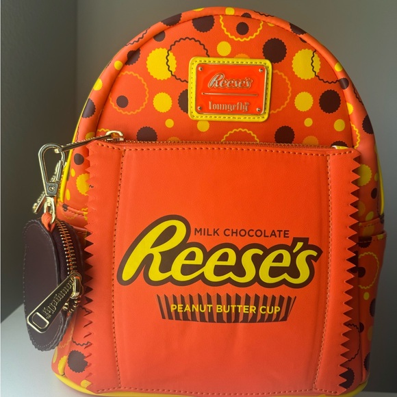 Loungefly | Bags | Loungefly Reeses Orange Backpack | Poshmark